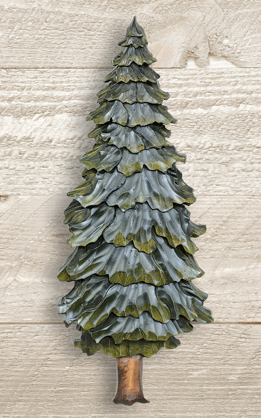 Rustic Wall Decor: Pine Forest Carved Wood Wall Art - Size Small ...