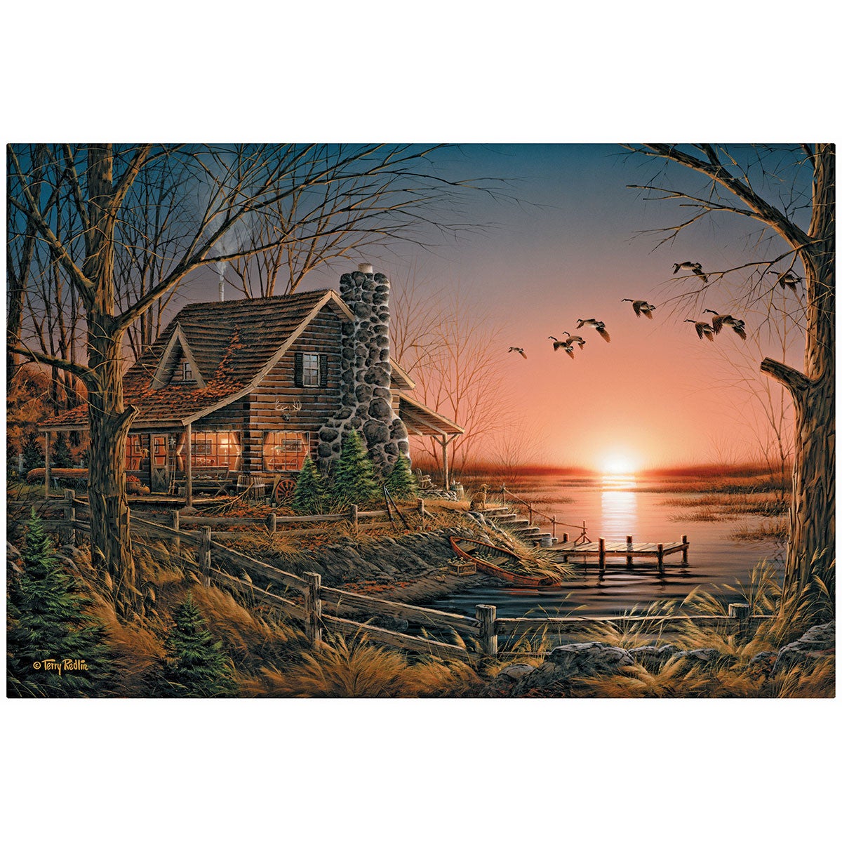 Lakeside Cabin Floor Mat - 2 x 4 - OVERSTOCK | Black Forest Decor