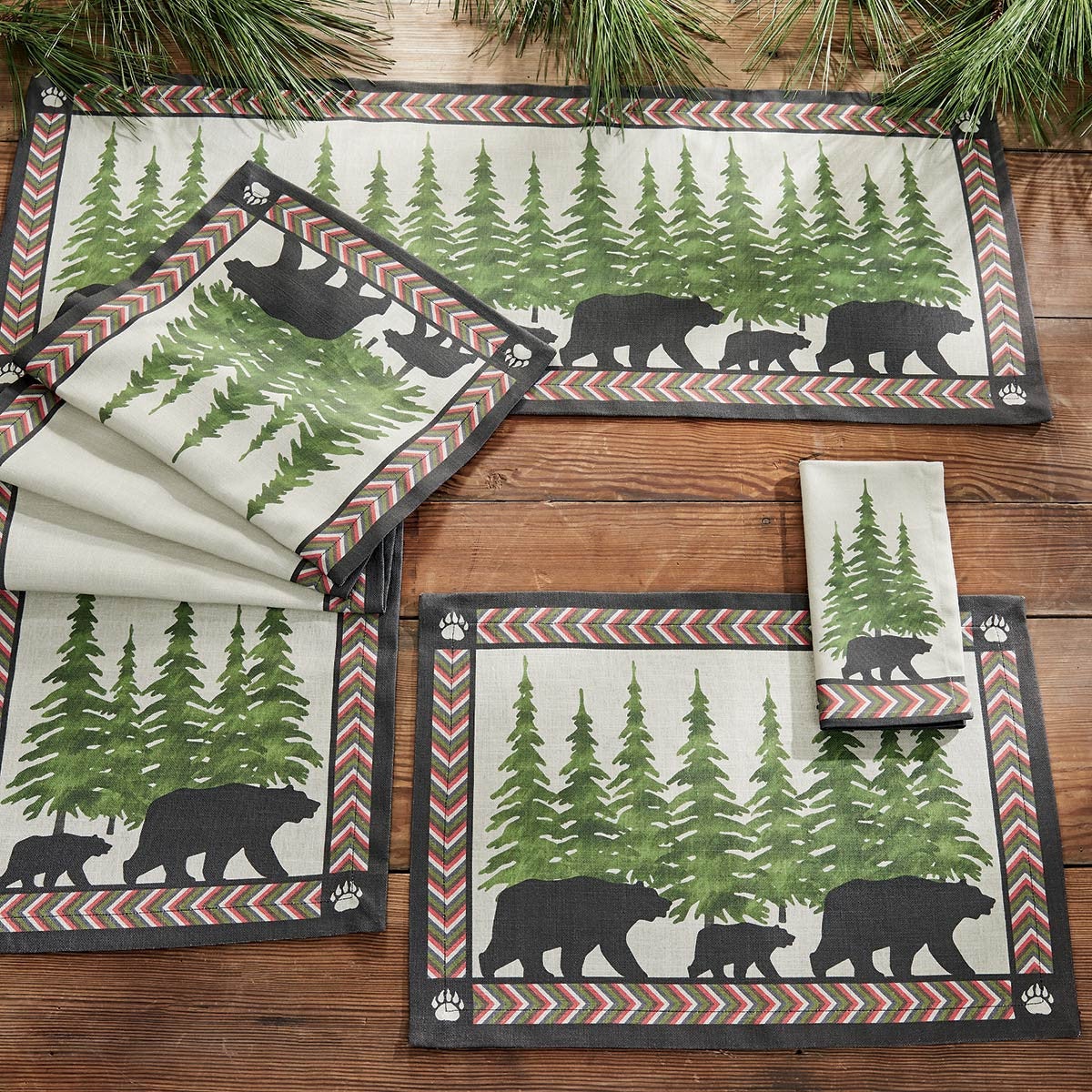 Rustic Table Linens and Table Top Decor | Black Forest Decor