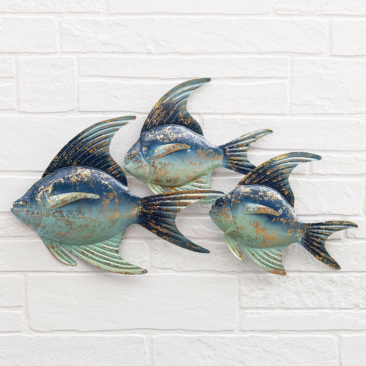 Swimming Jewels Metal Wall Art - CLEARANCE | Black Forest Decor