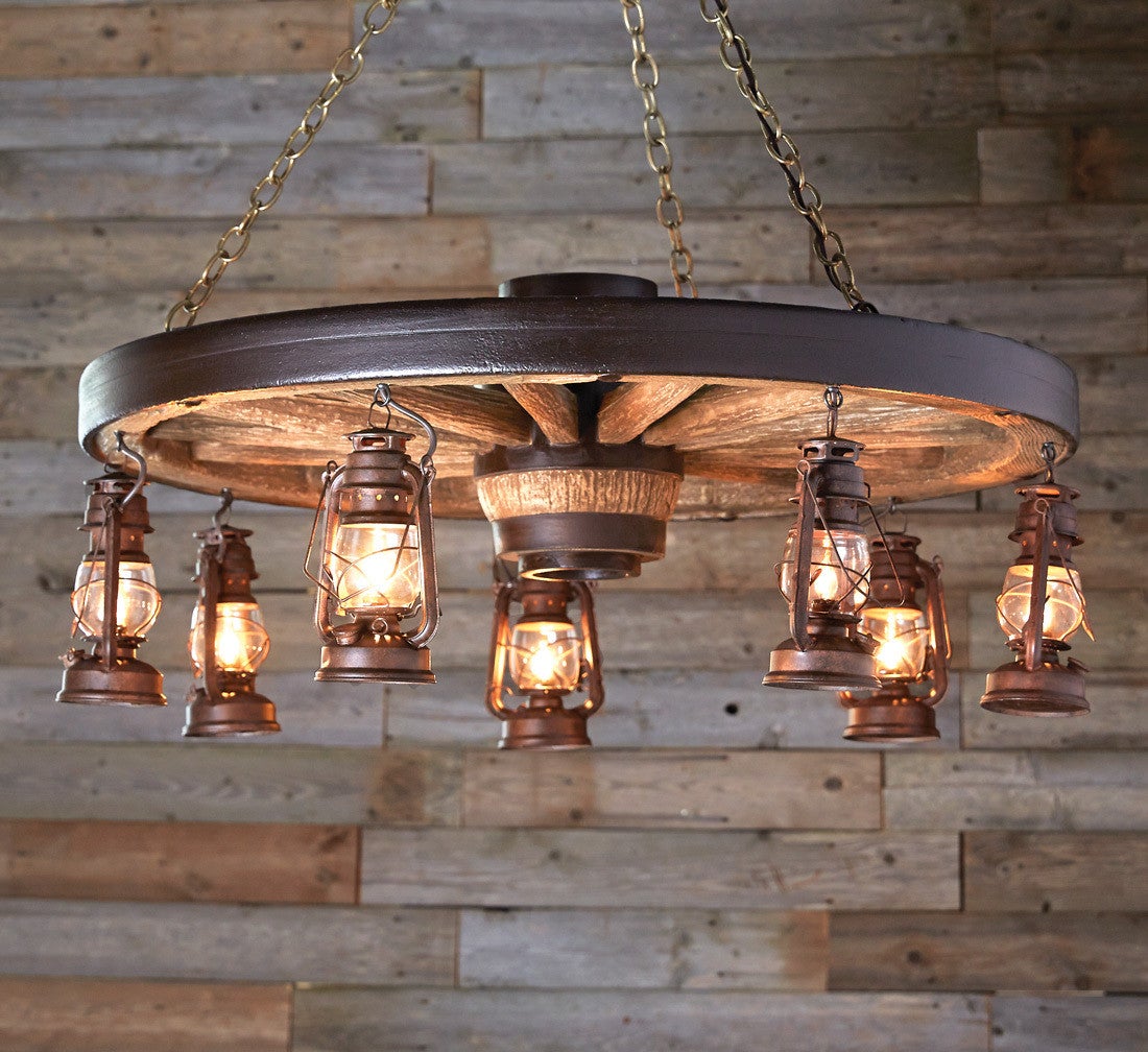rustic chandelier lights