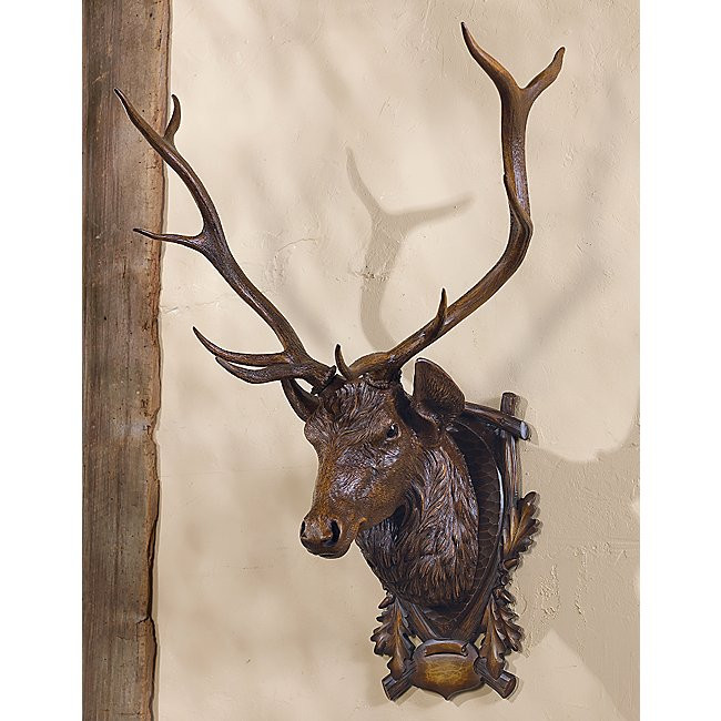 mounted elk head