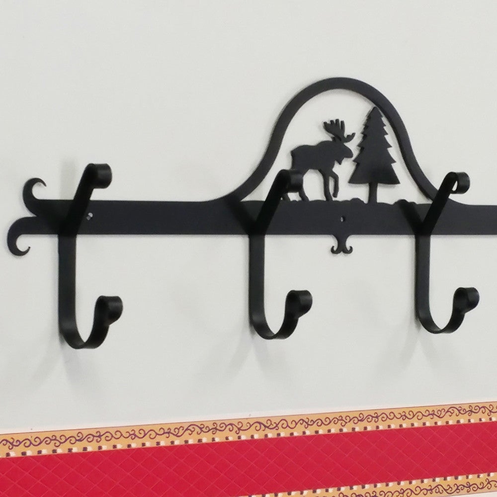 Moose & Pine Coat Rack | Black Forest Decor