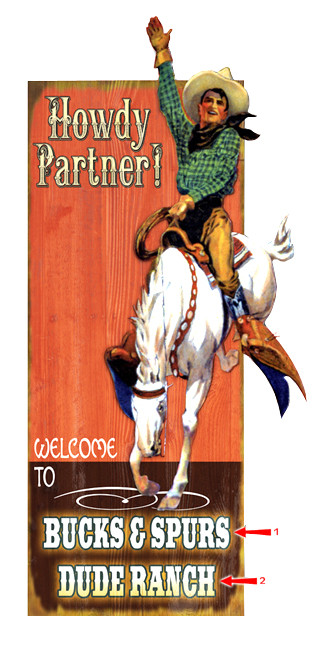 Howdy Partner Sign | Black Forest Decor