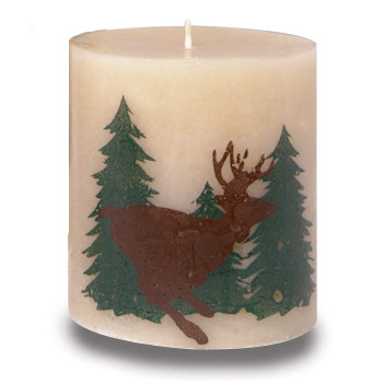 dark forest pine candle