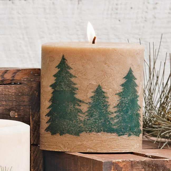 dark forest pine candle