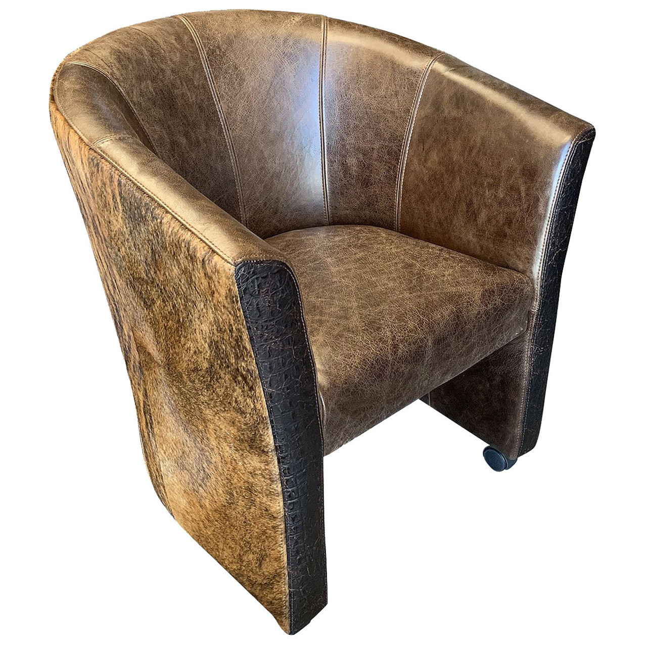 how to draw a leather chair