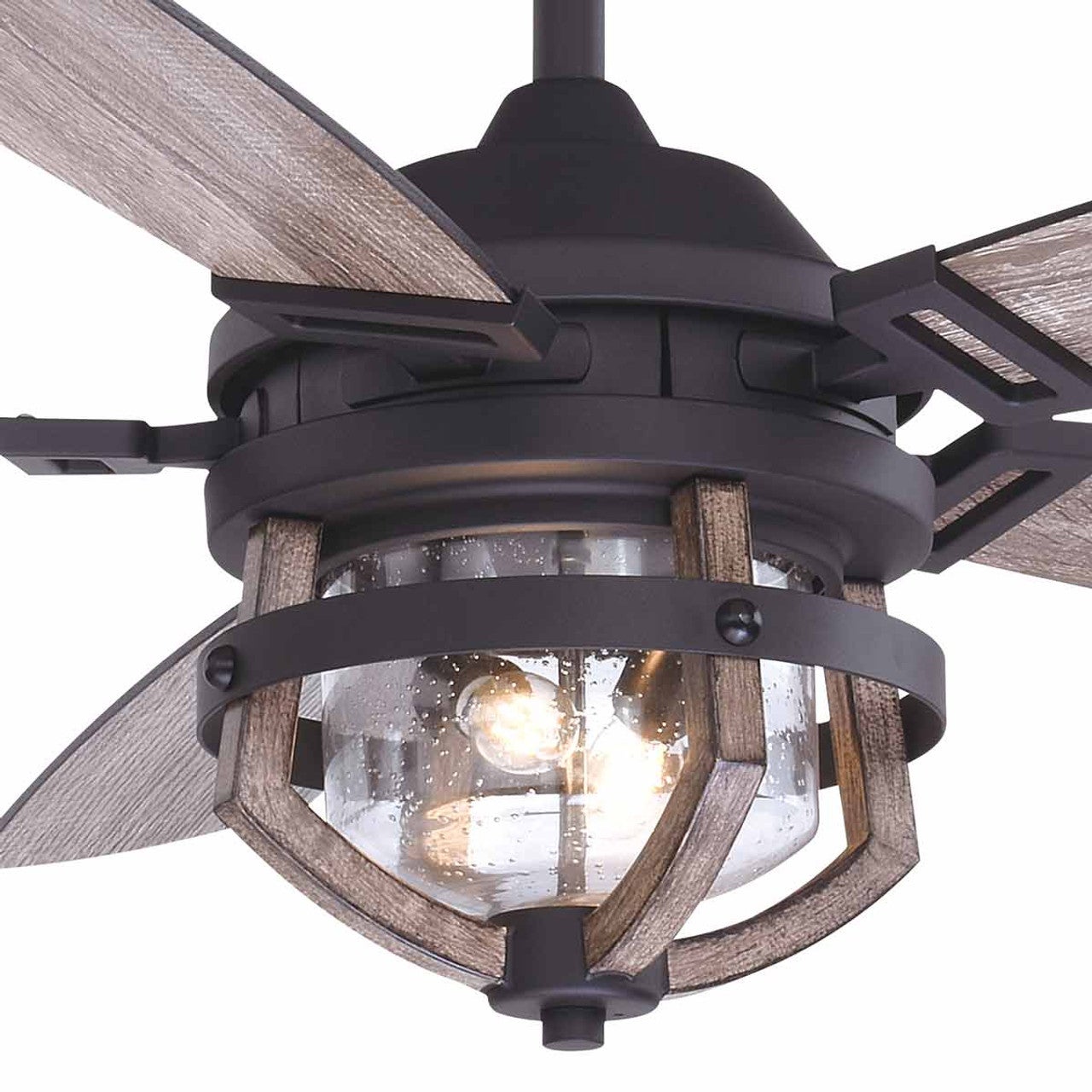 Rustic Oak Ceiling Fan | Black Forest Decor