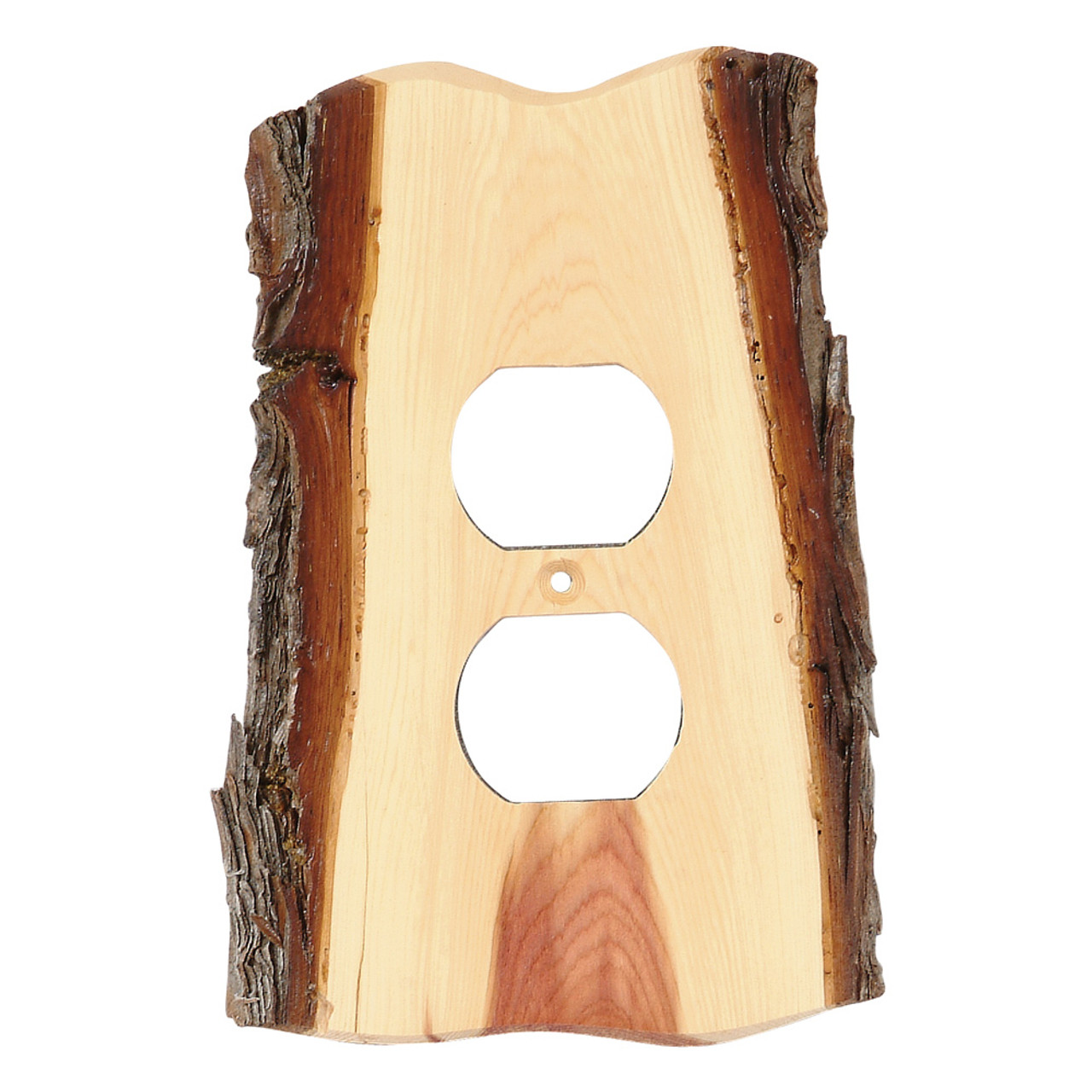 Rustic Outlet Covers: Rustic Juniper Wood Outlet Cover | Black Forest Decor