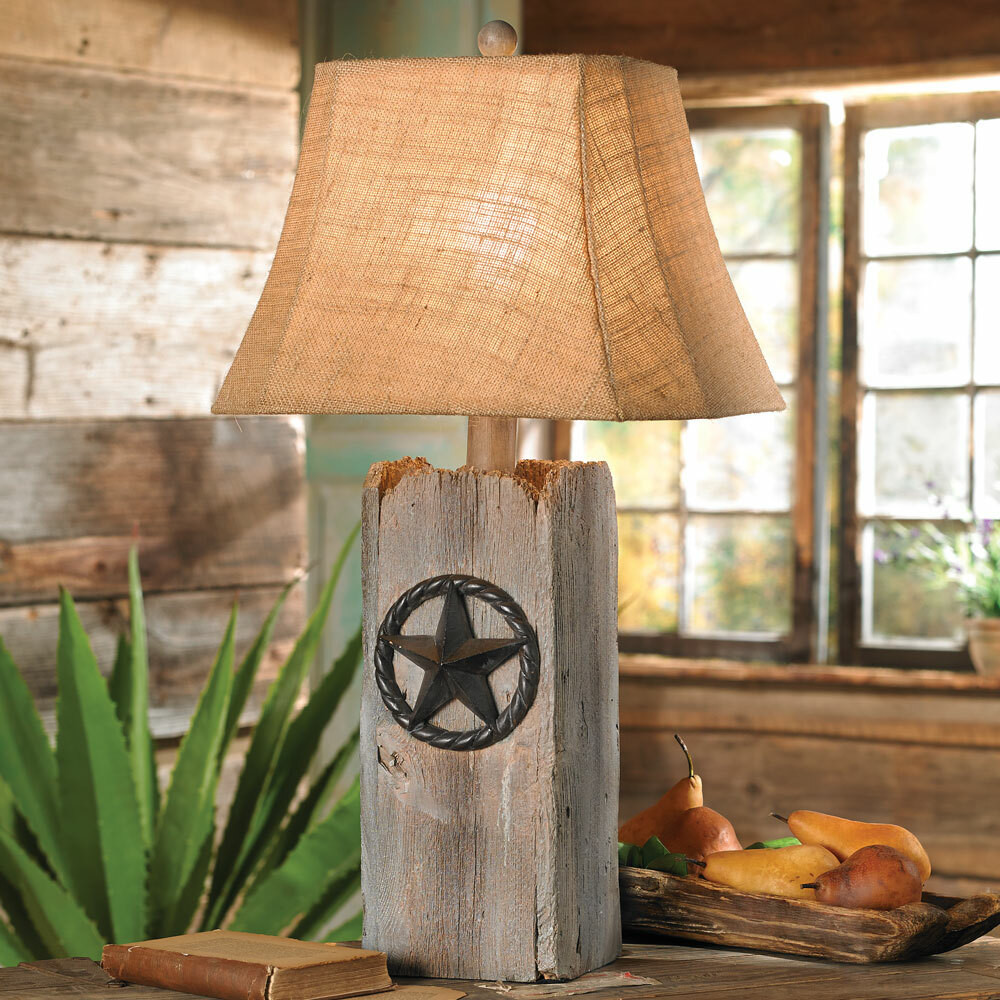 rustic table lamps small