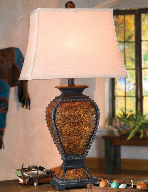 old style table lamp