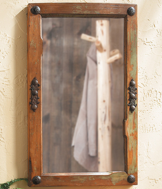 old pine mirror