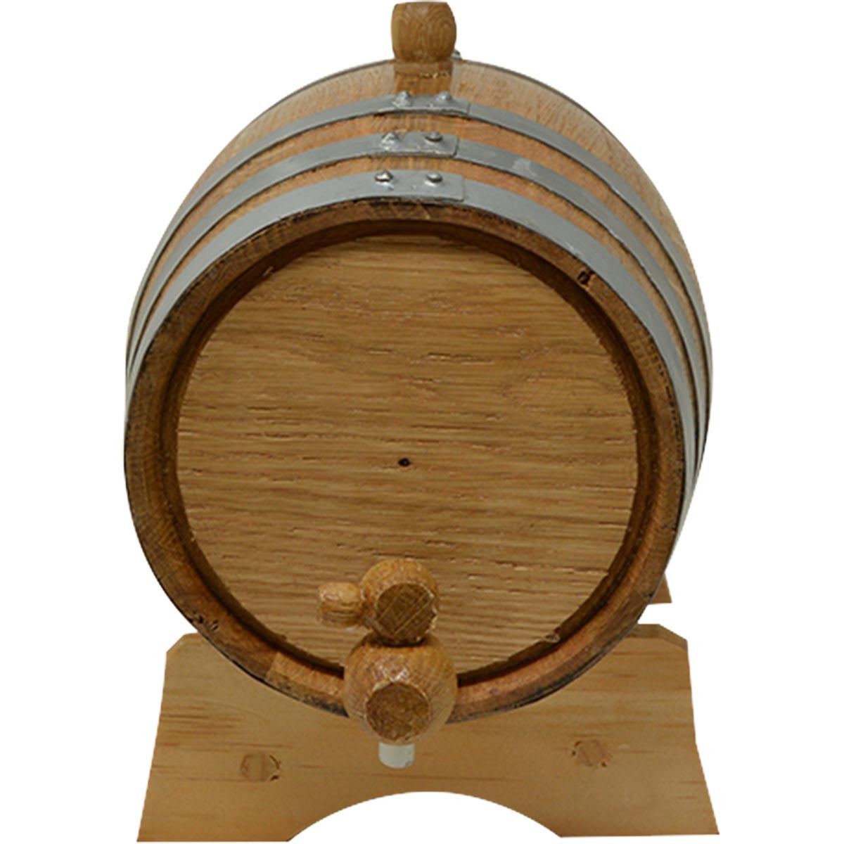 Genuine Oak Miniature Whiskey Barrel | Black Forest Decor