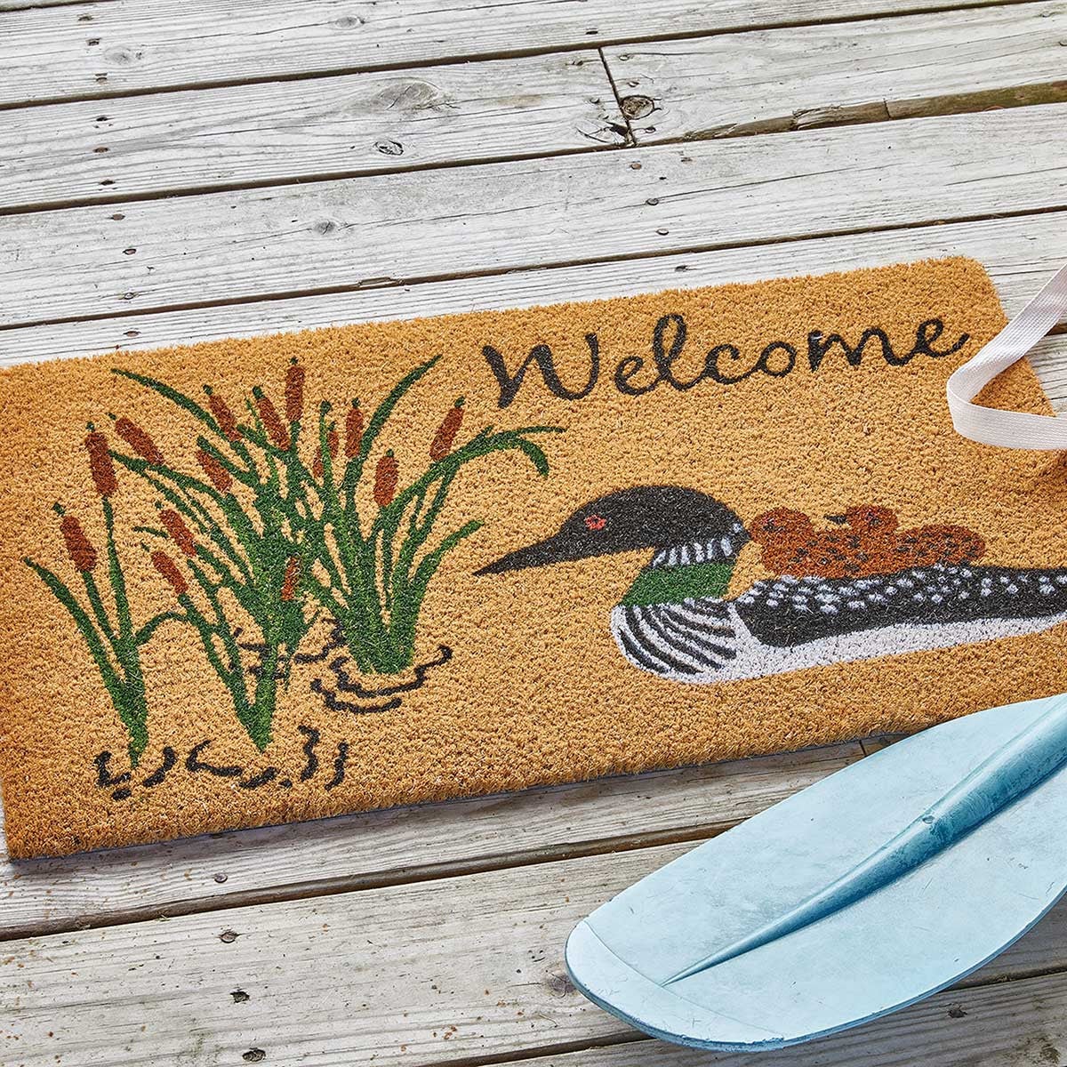 Welcome Loon Doormat | Black Forest Decor