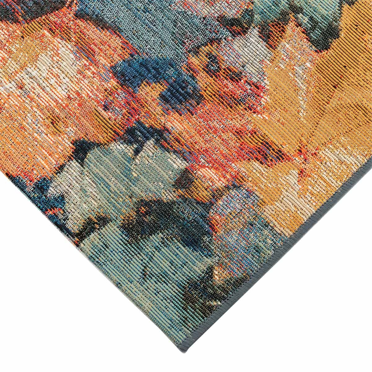 Maple Rainbow Indoor/Outdoor Rug - 5 x 8 | Black Forest Decor