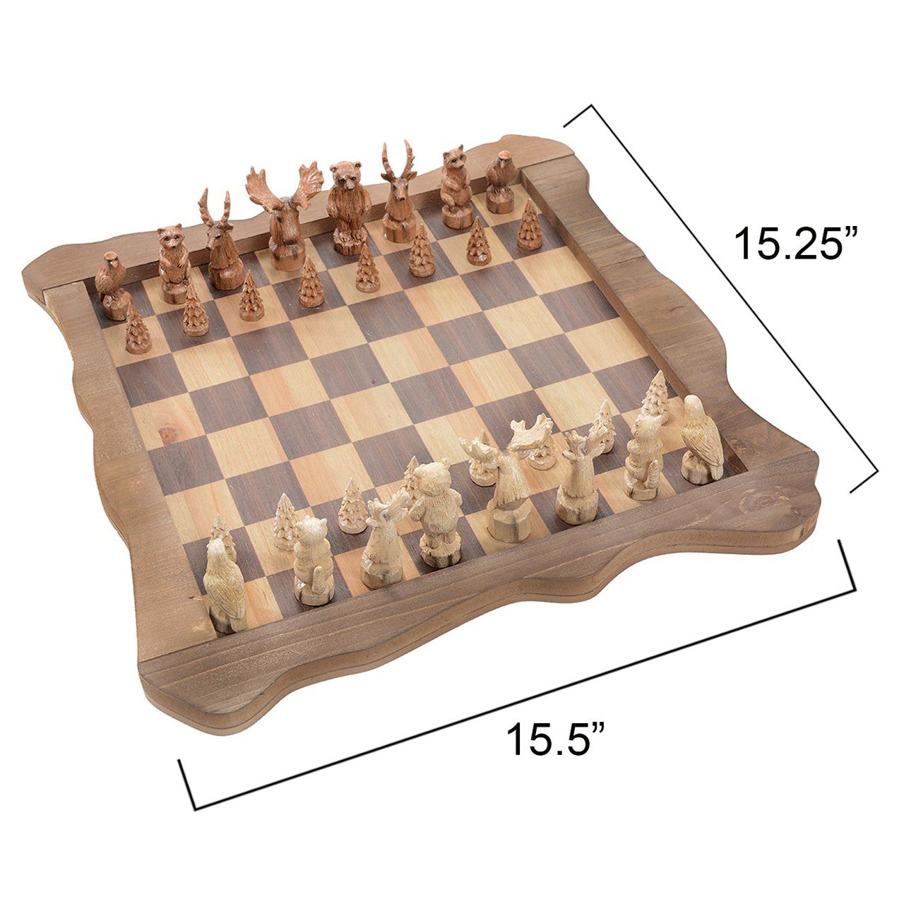 Forest Friends Chess Set | Black Forest Decor