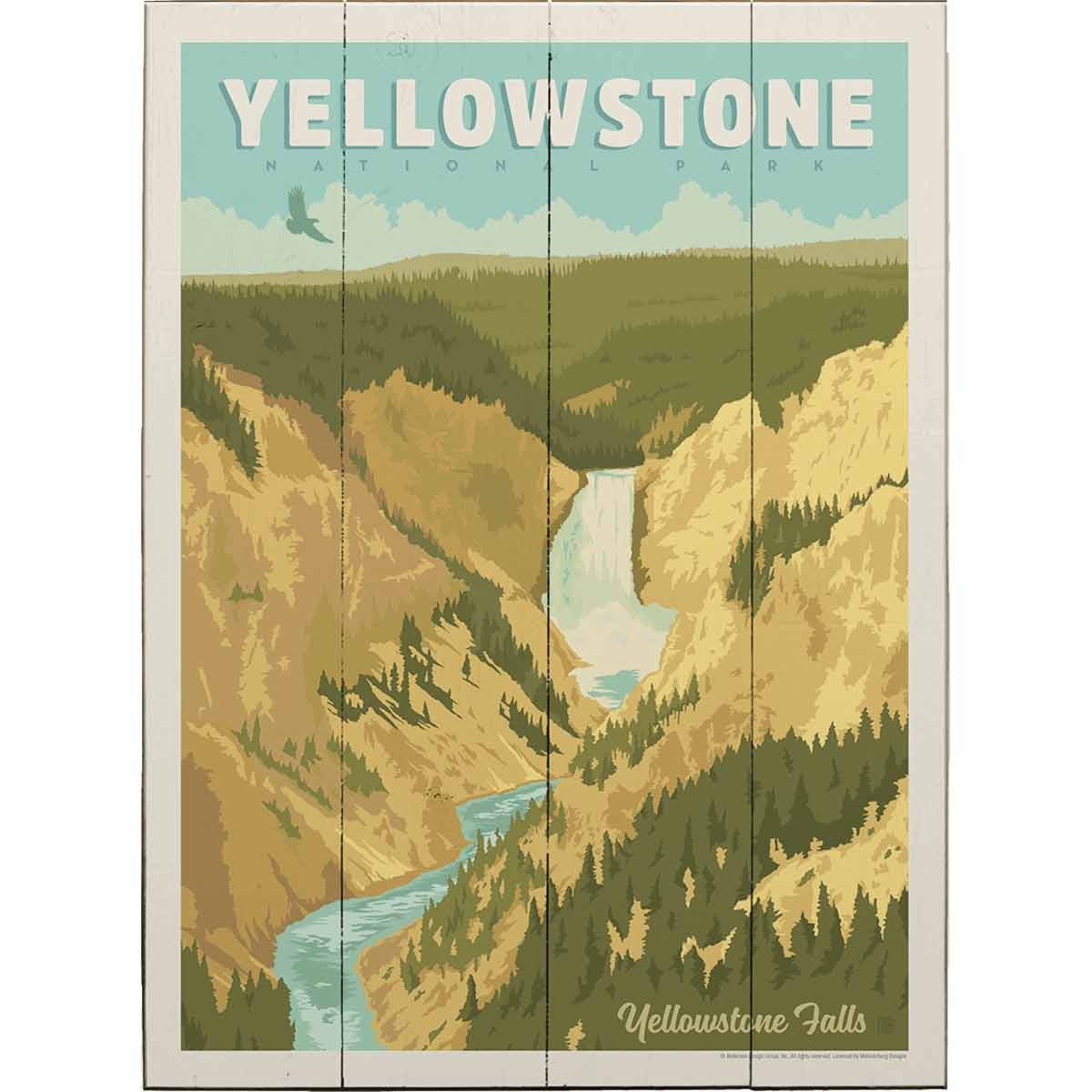 Yellowstone Falls Wall Art | Black Forest Decor