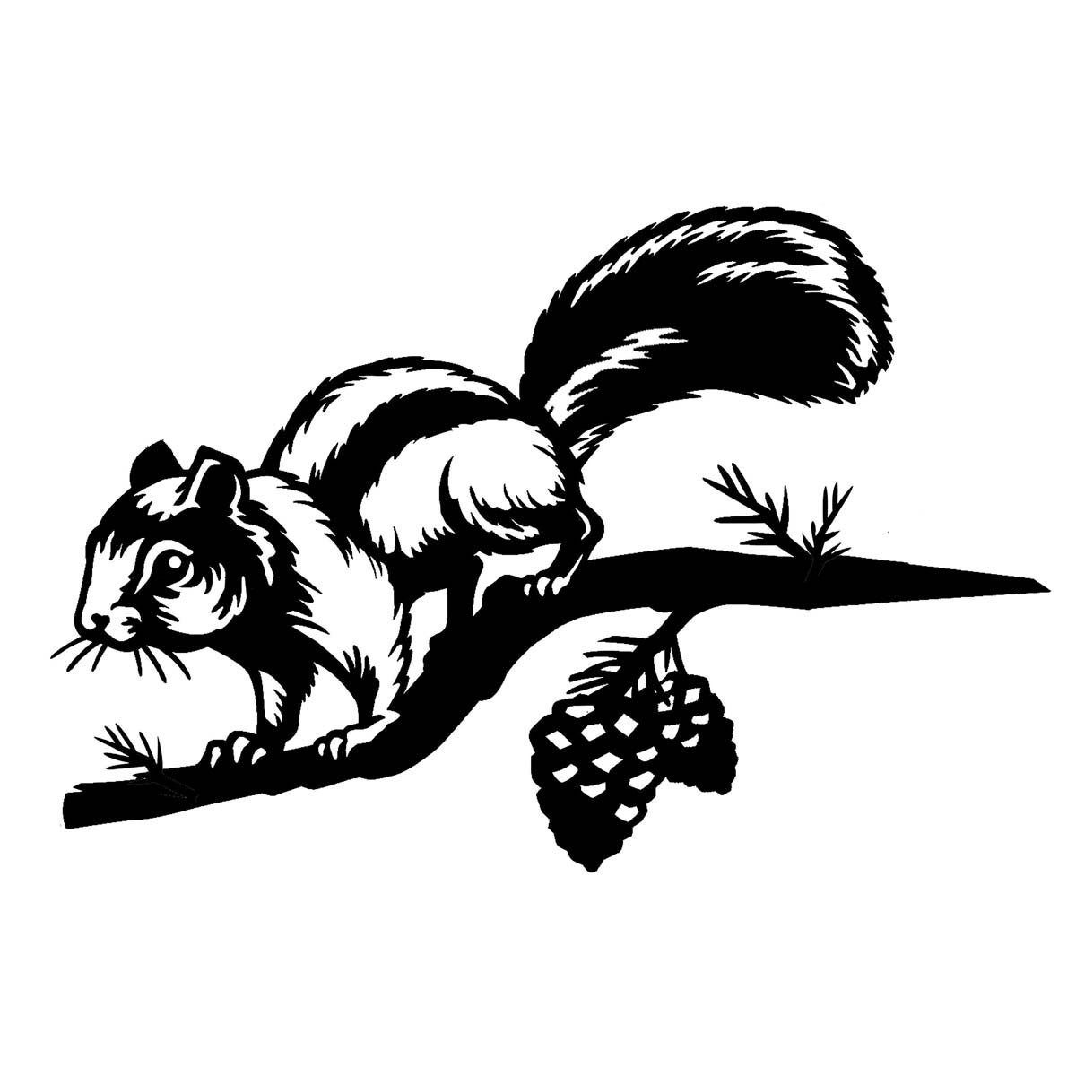 Playful Squirrel Tree Spike | Black Forest Decor