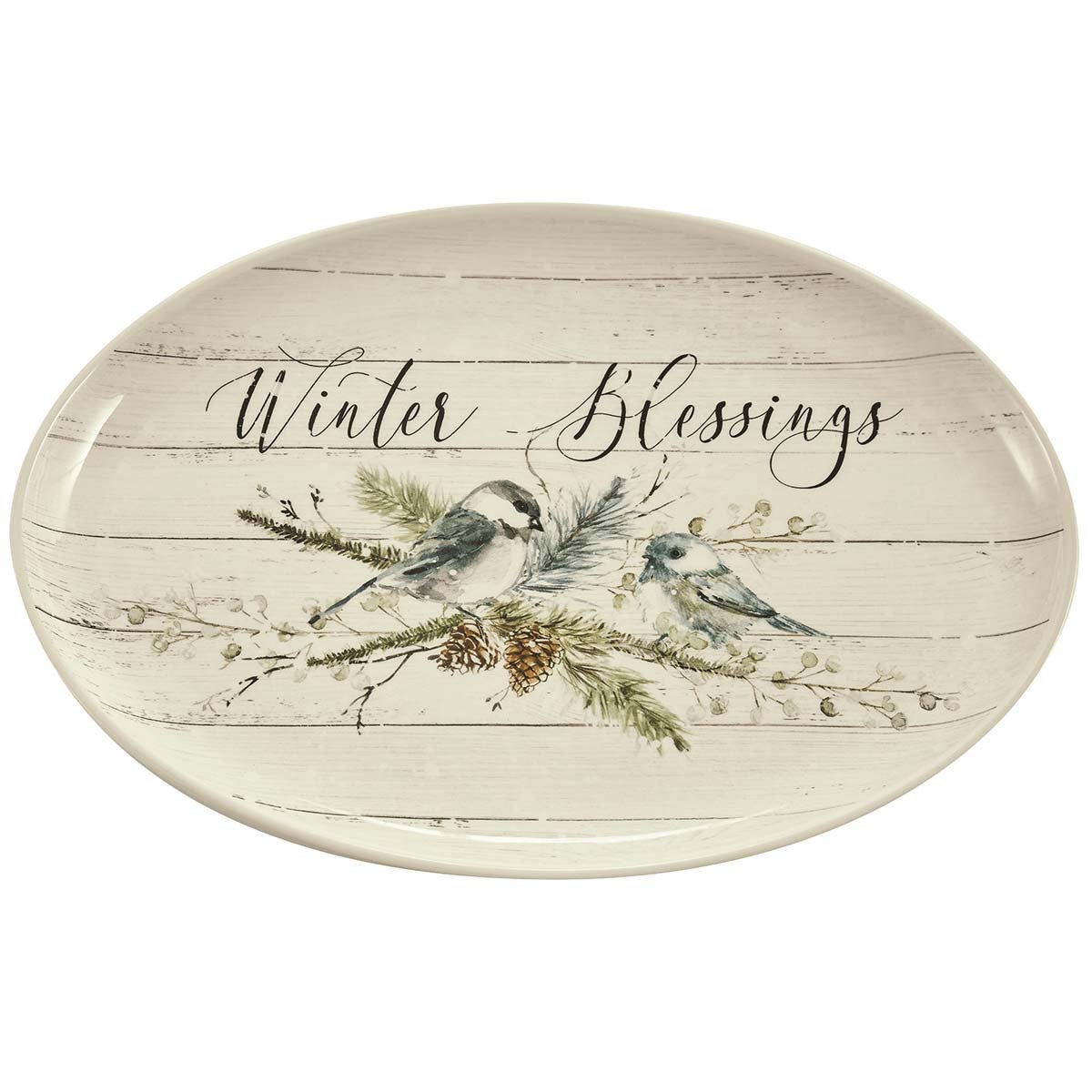 Blessed Birds Platter | Black Forest Decor