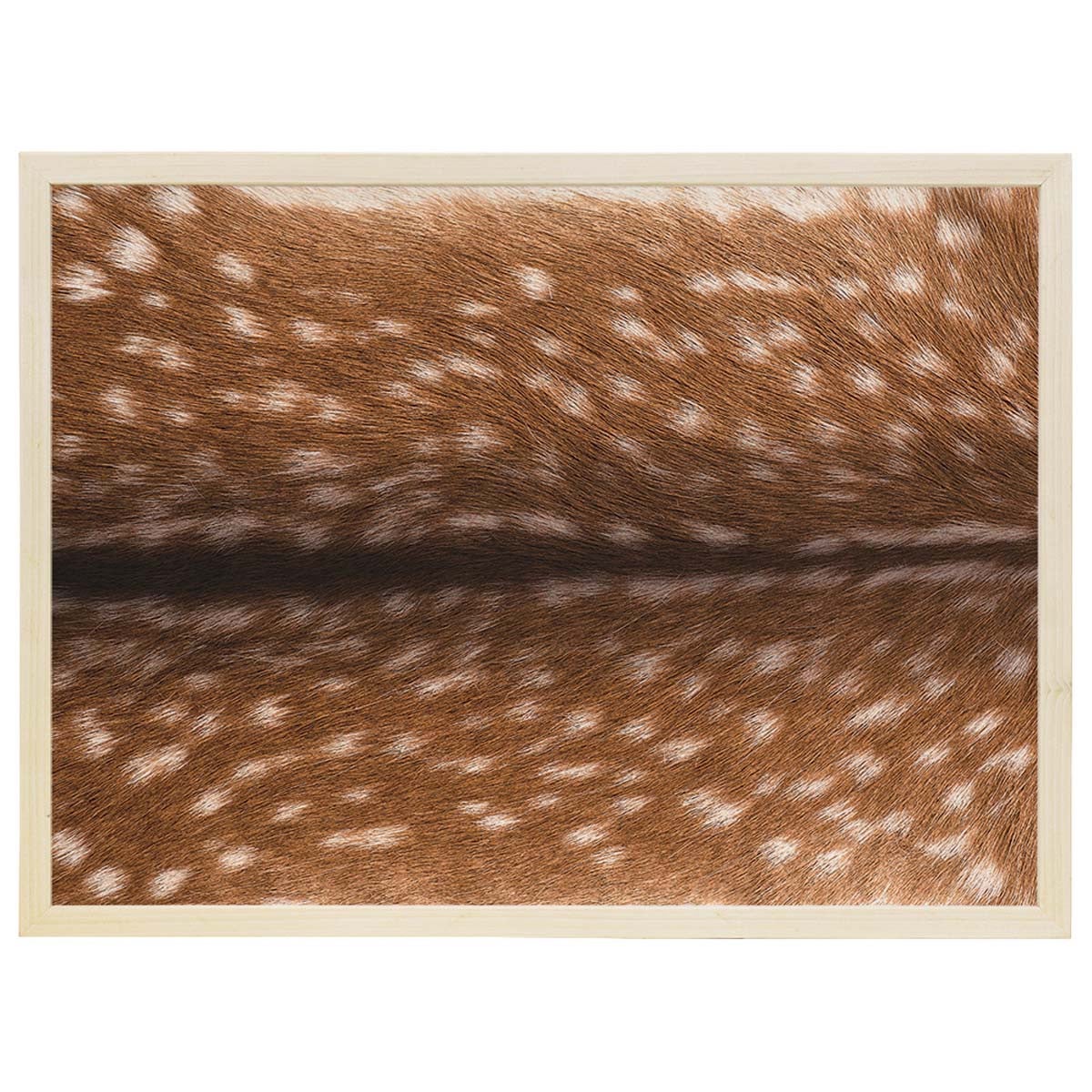 deer fur pattern rug