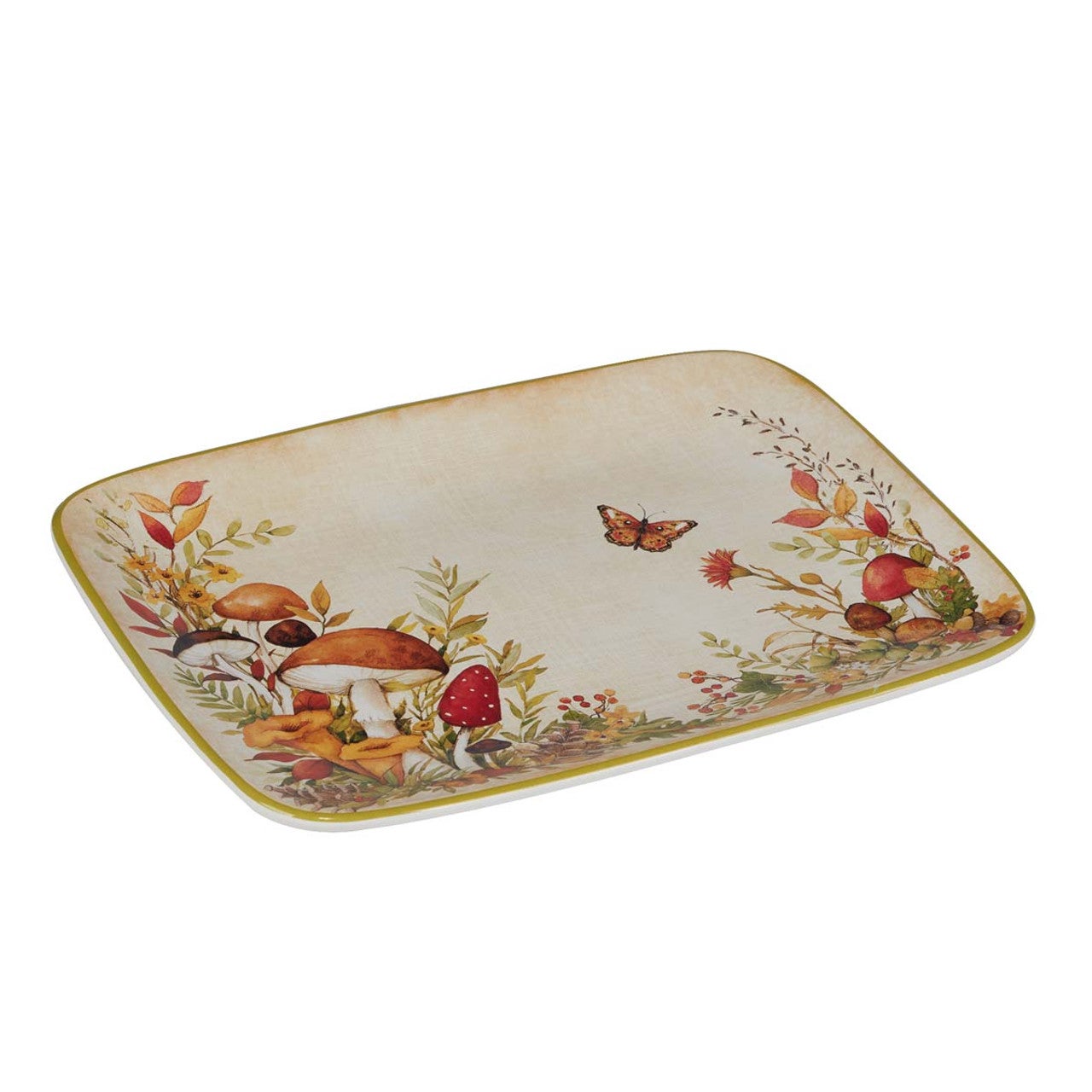 Forest Friends Rectangular Platter | Black Forest Decor
