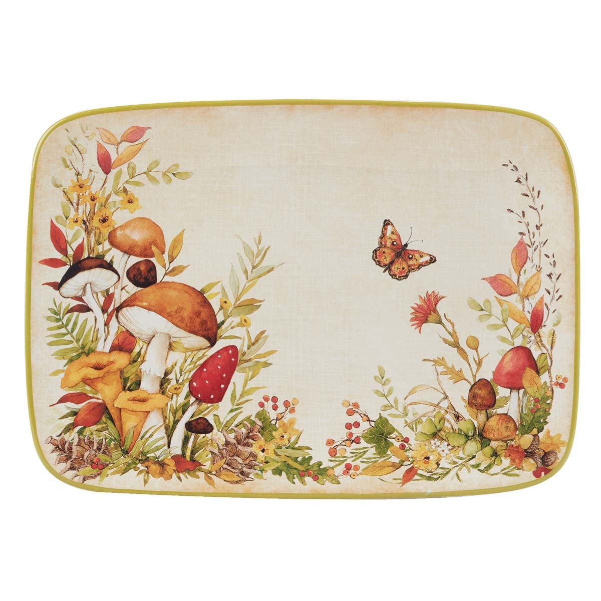 Forest Friends Rectangular Platter | Black Forest Decor
