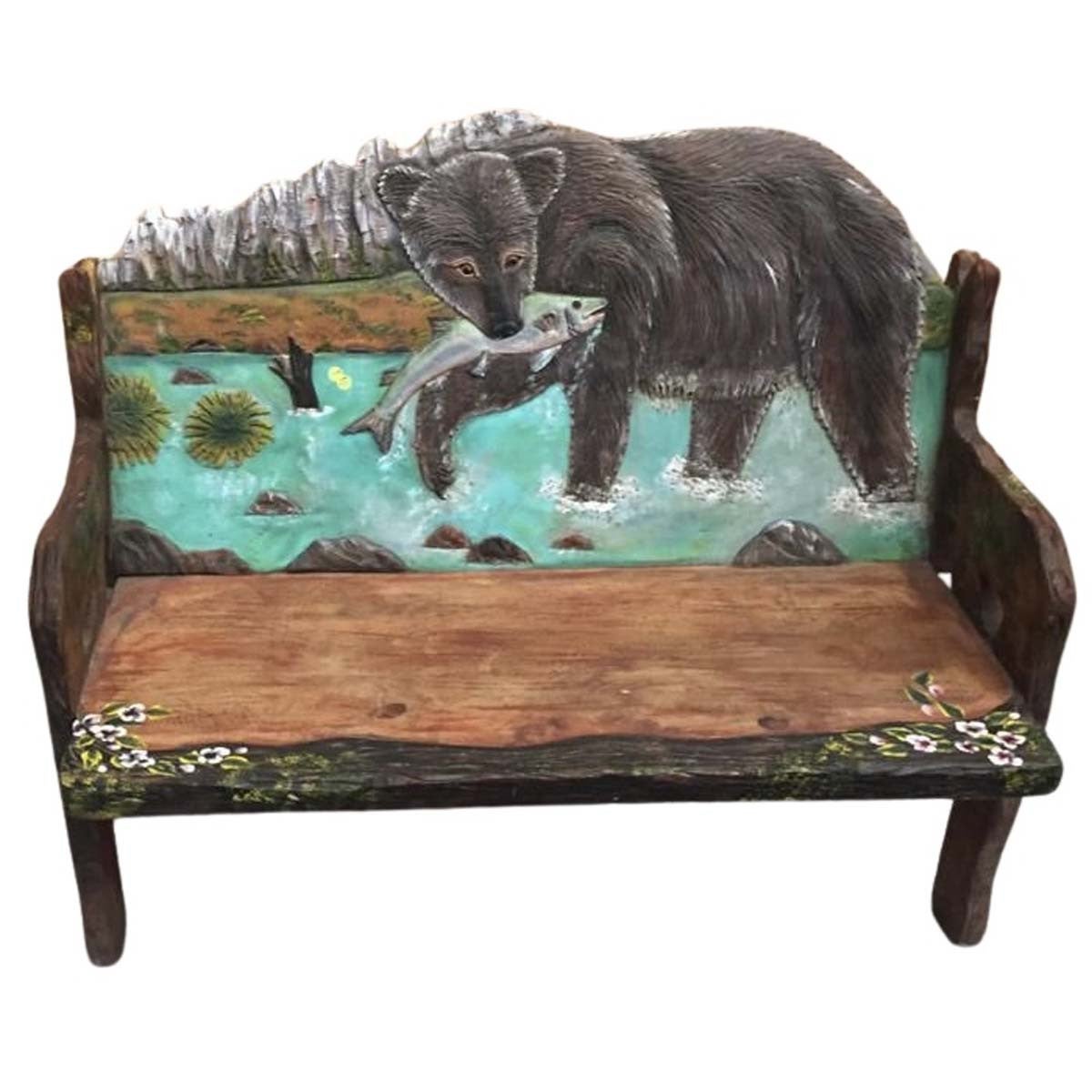 bear bench outdoor
