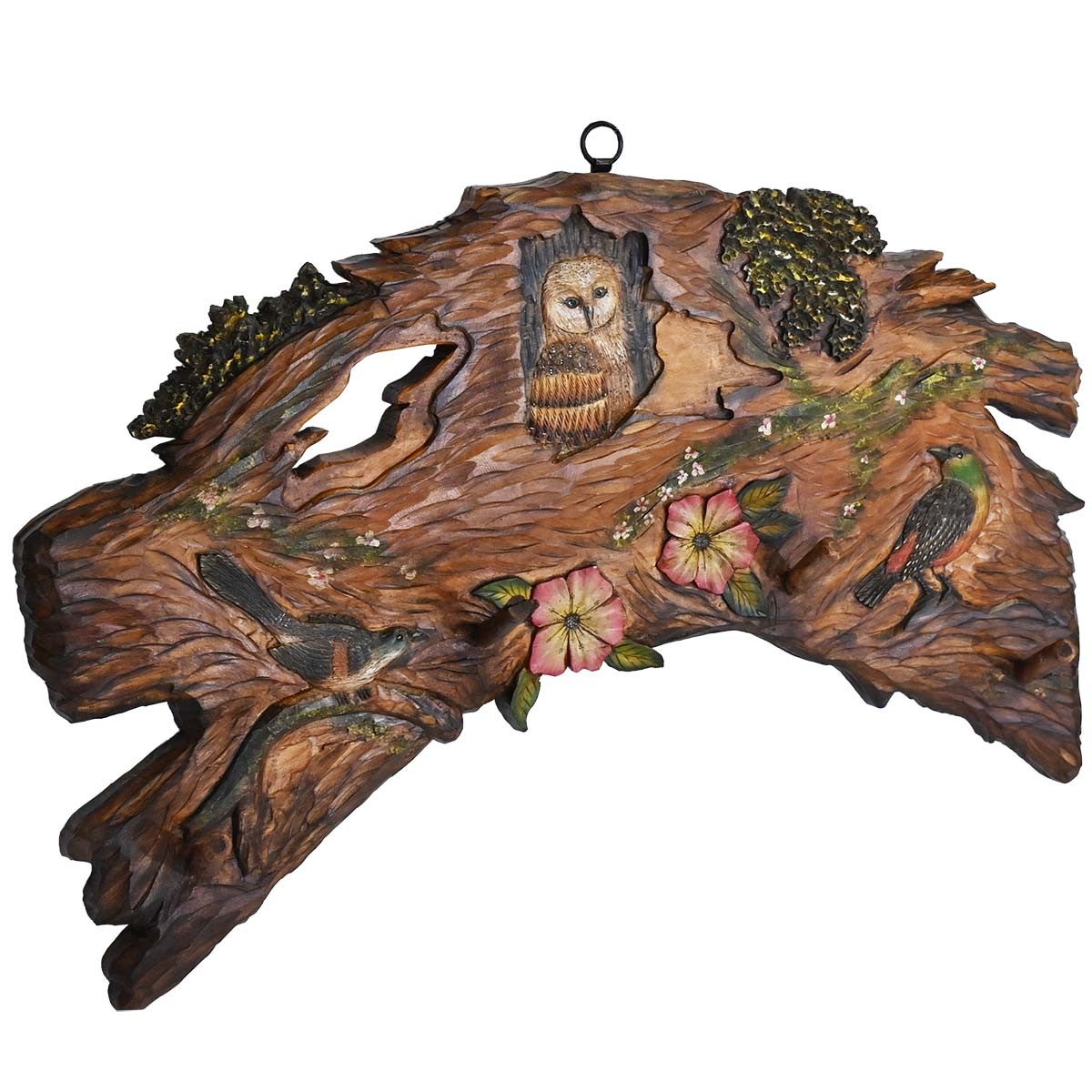 Woodland Owl Coat Rack | Black Forest Decor