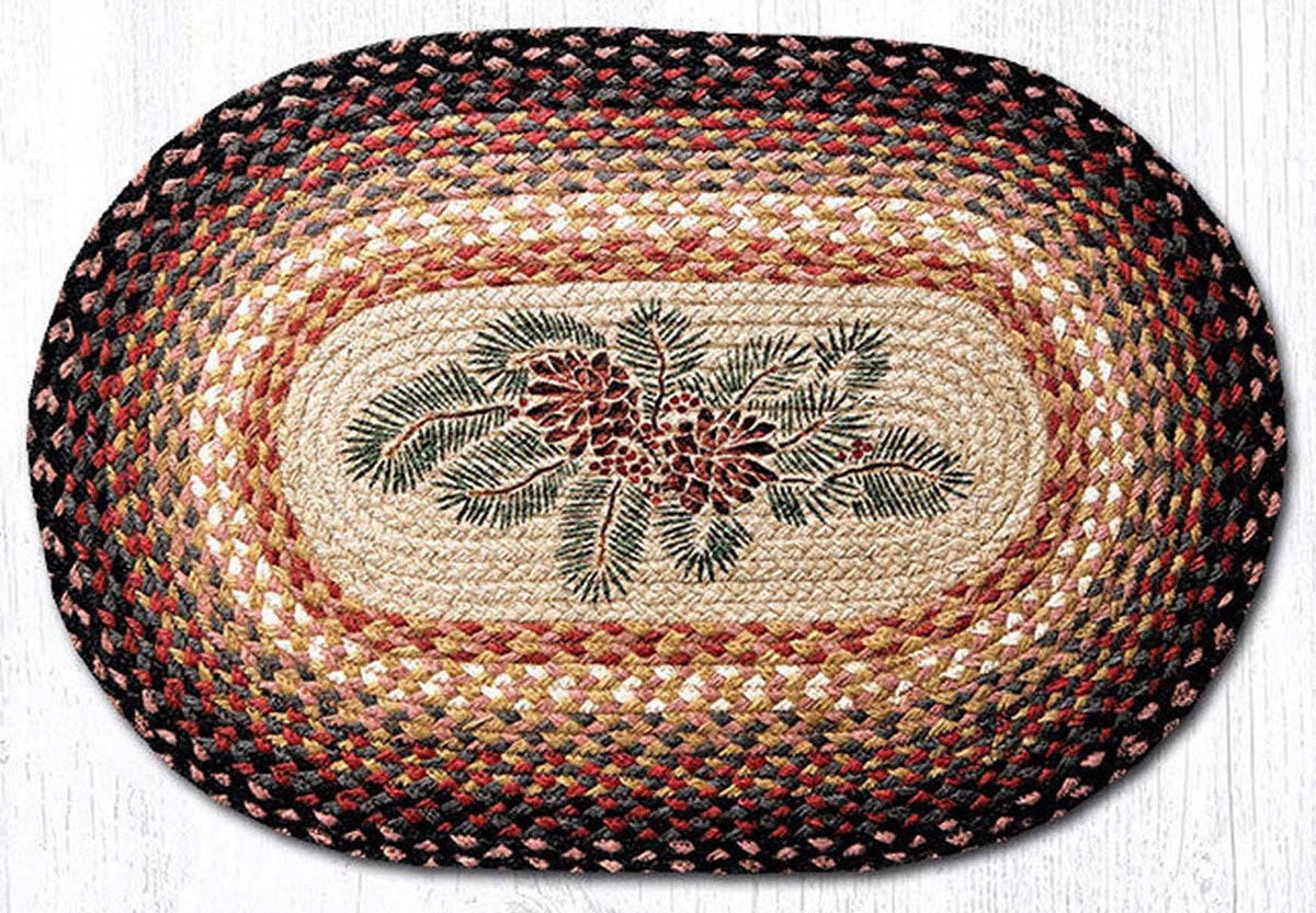 Pine Brush Patch Rug | Black Forest Decor