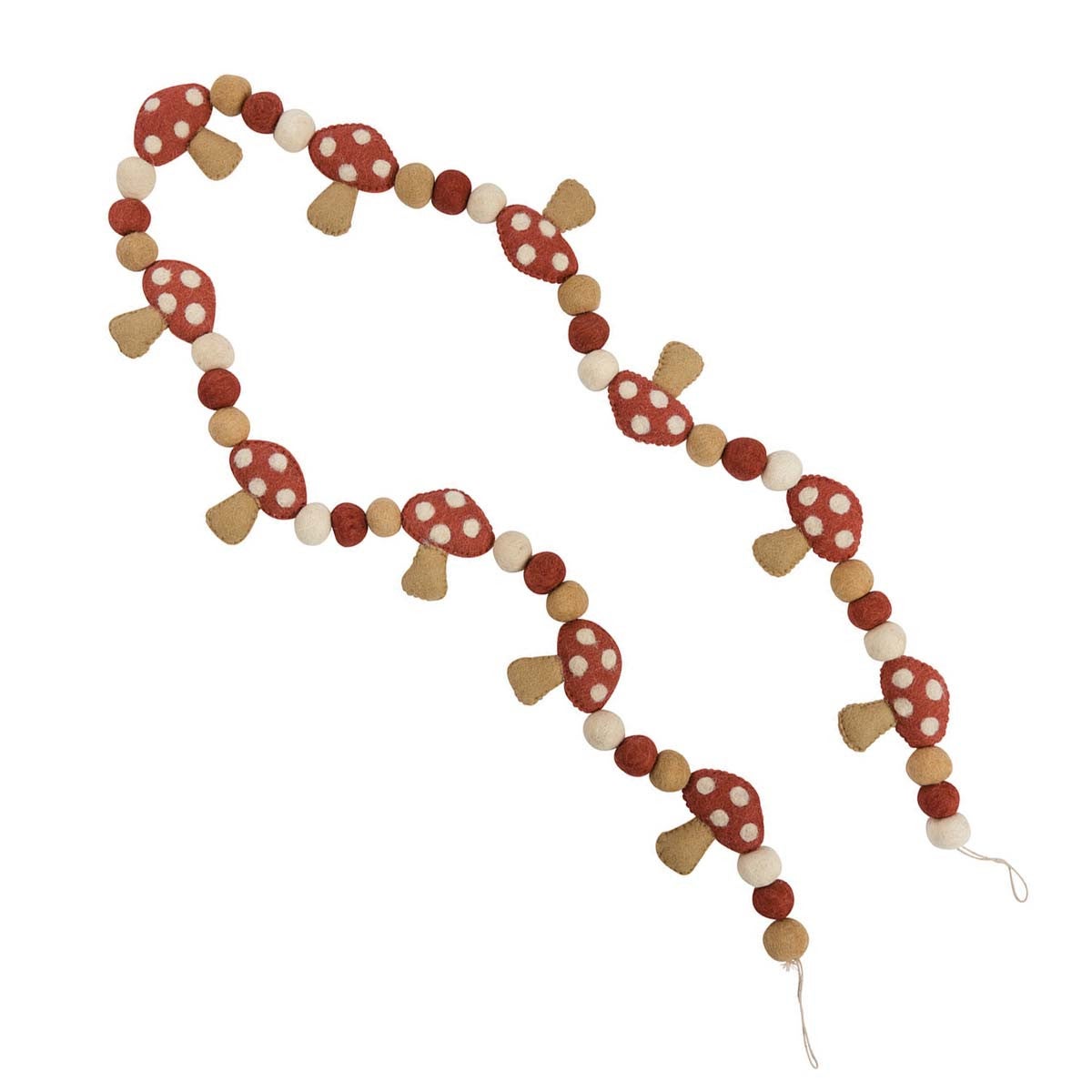 Fungi Threaded String Garland | Black Forest Decor
