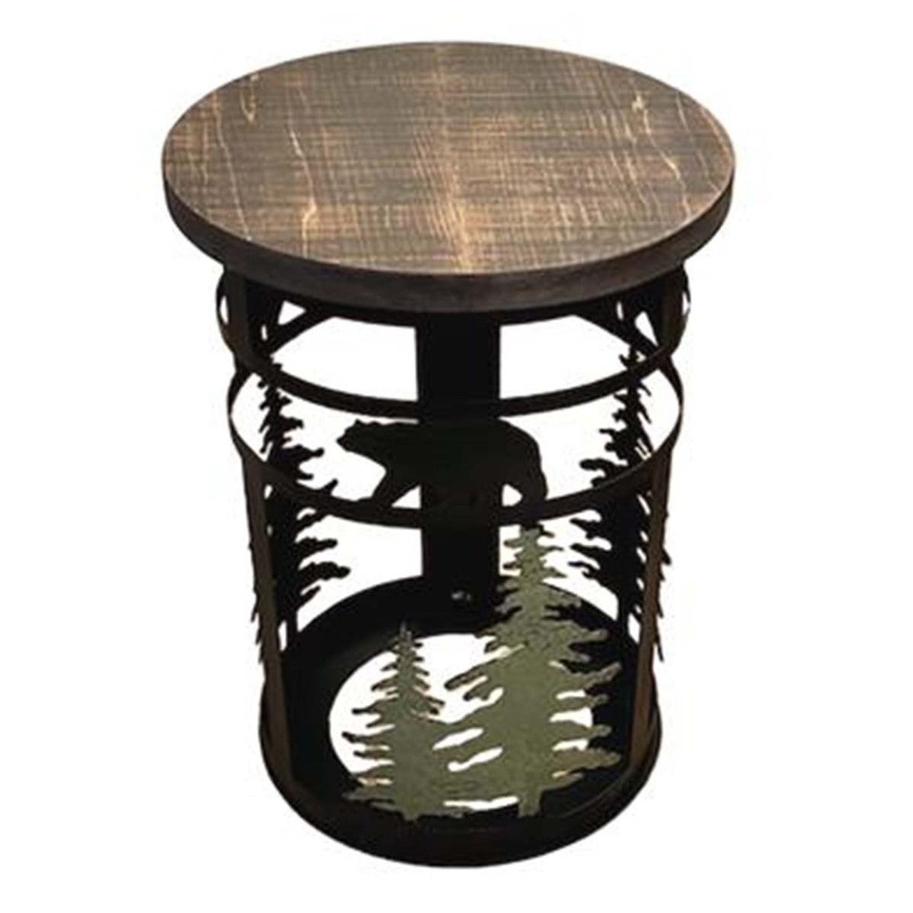 Black Bear Forge End Table | Black Forest Decor