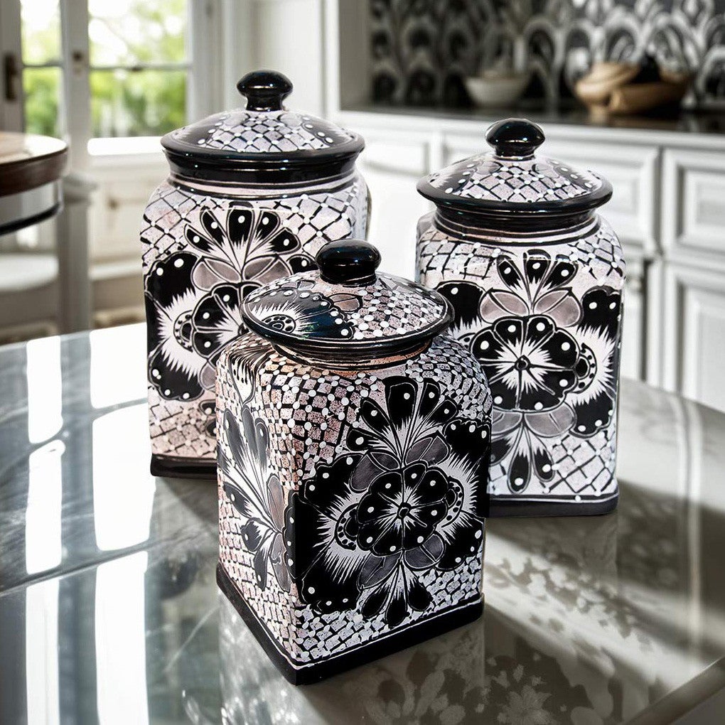 Modern Beauty Canister - Set of 3 - OVERSTOCK | Black Forest Decor