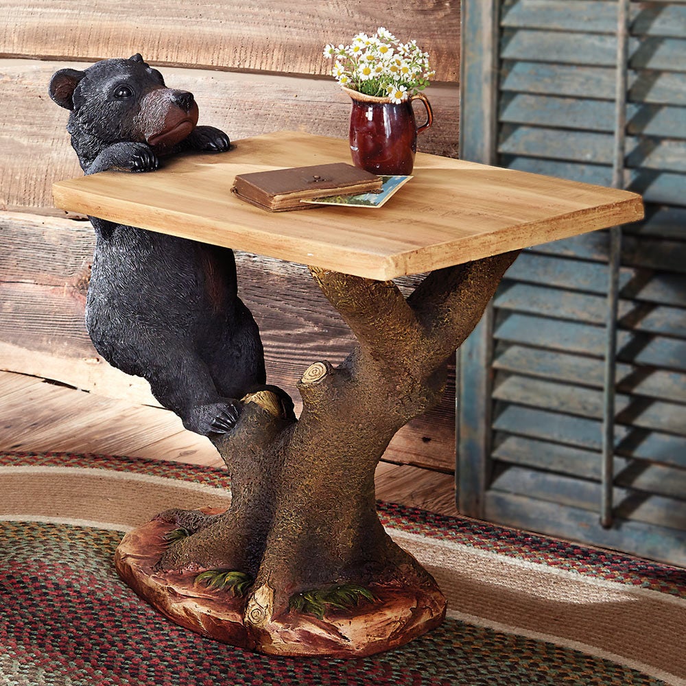 sitting bear table