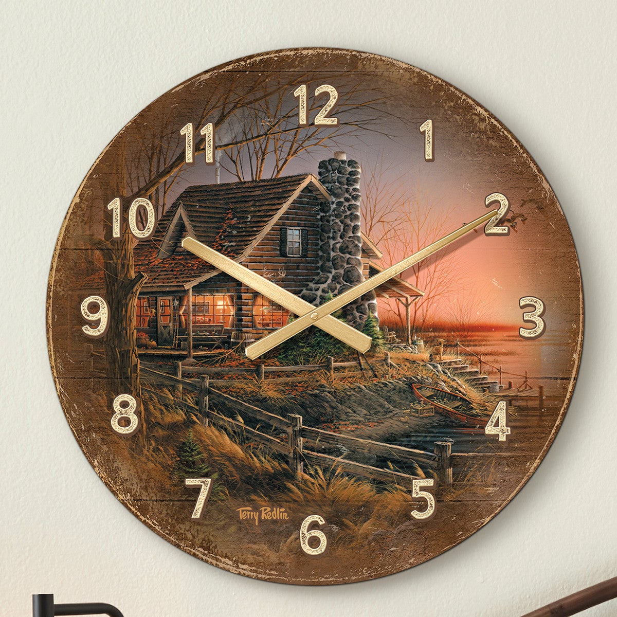rustic wall clocks