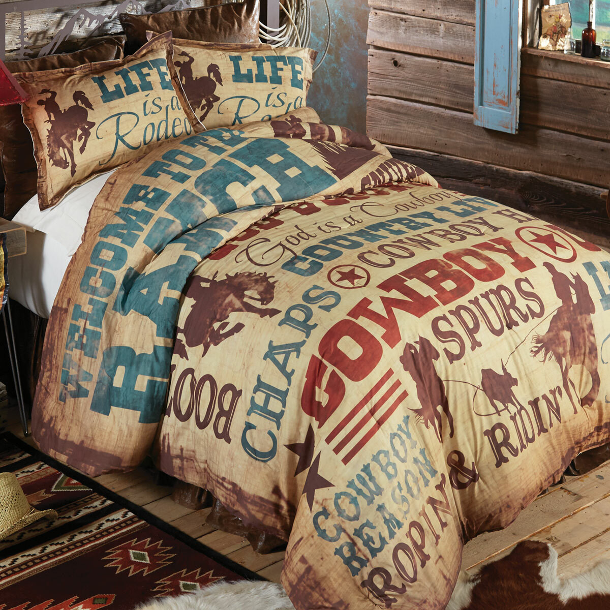 cowboy single bed sheets