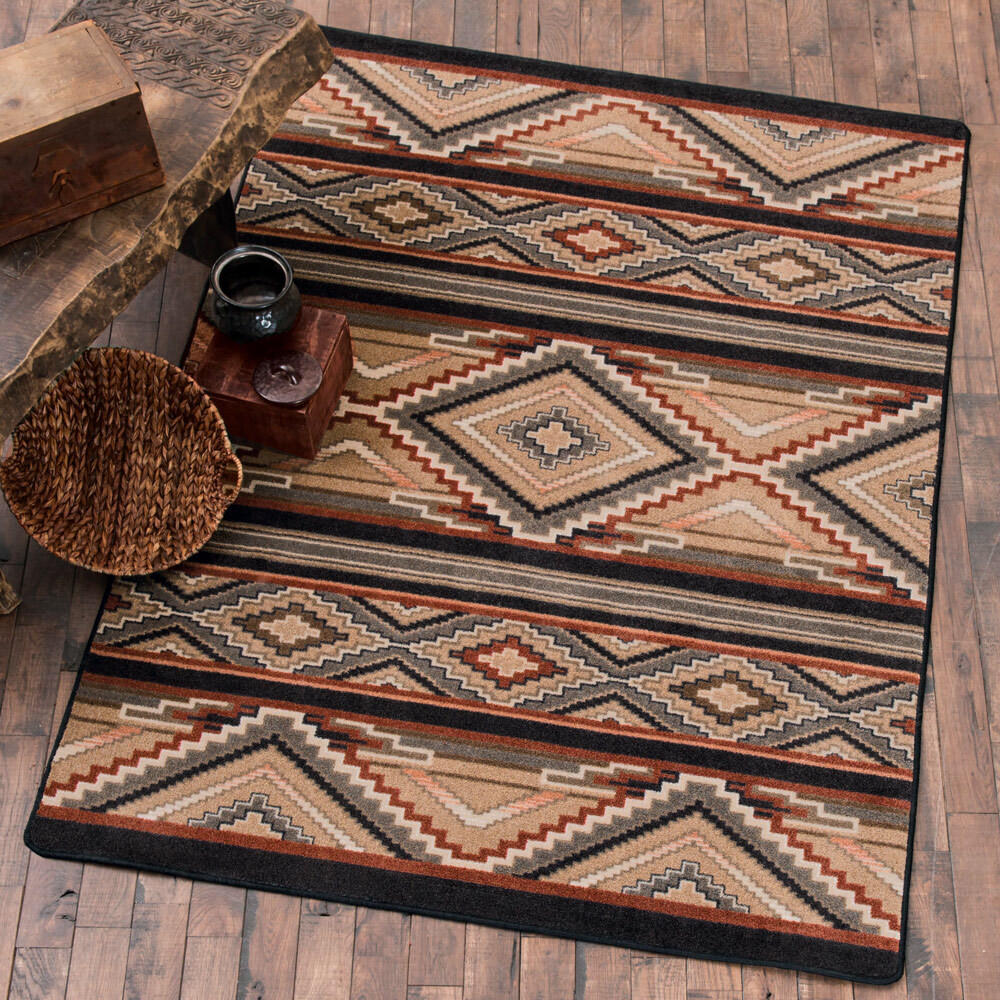 Wildlife Rugs: 8 x 11 Crystal Ridge Rug | Black Forest Decor