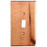 Traditional Wood Single Switch Plate | Black Forest Decor