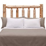 Rustic Headboards: Double Traditional Log Headboard Only | Black Forest ...