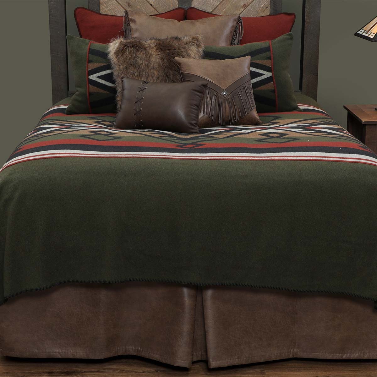 Paloma Earth Bedspread - Super King | Black Forest Decor