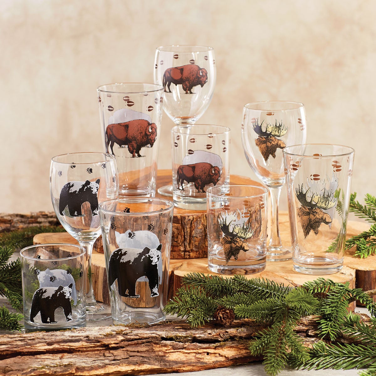 Rustic Glassware | Black Forest Décor