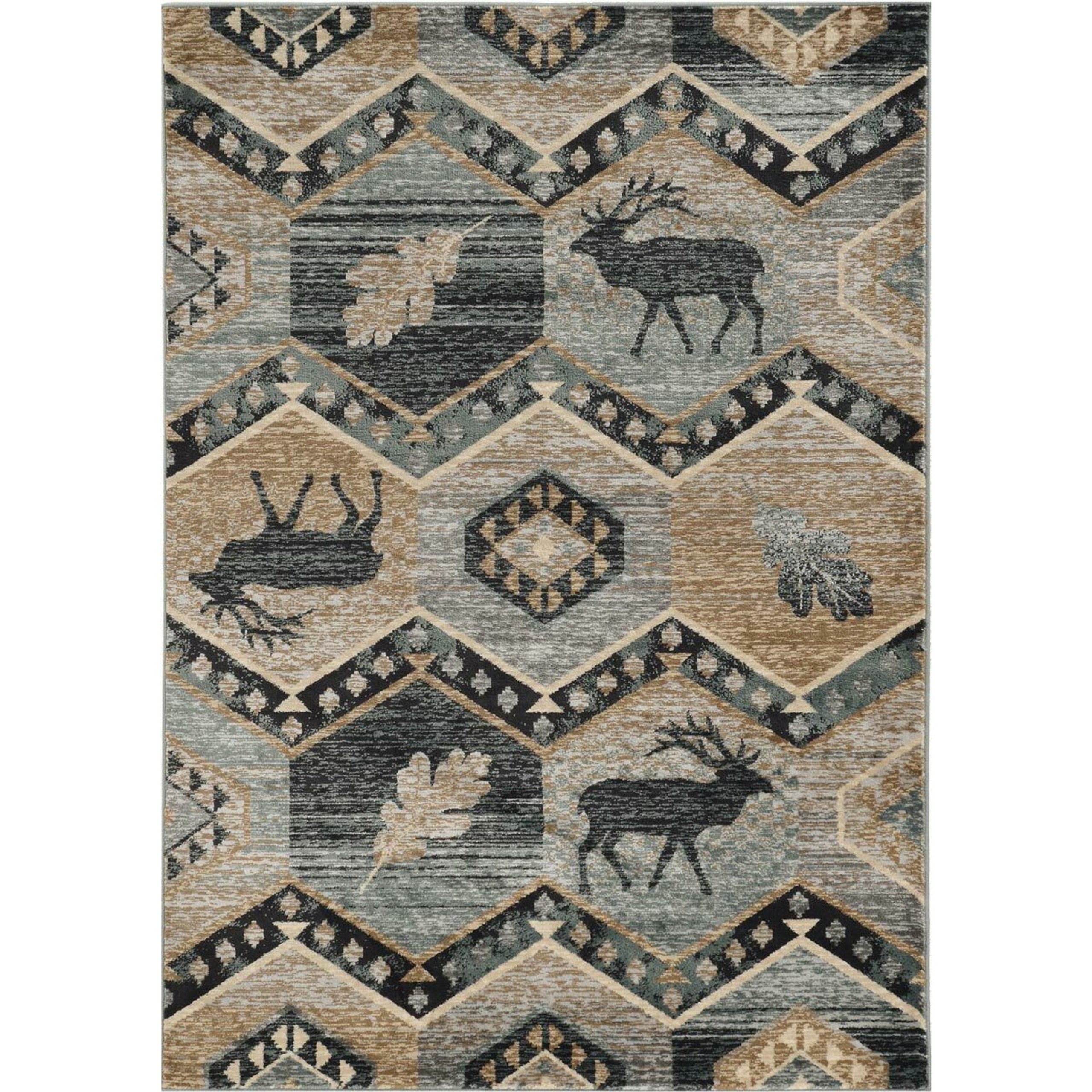 Wasatch Forest Rug - 5 x 8 - OUT OF STOCK UNTIL 08/28/2025 | Black ...
