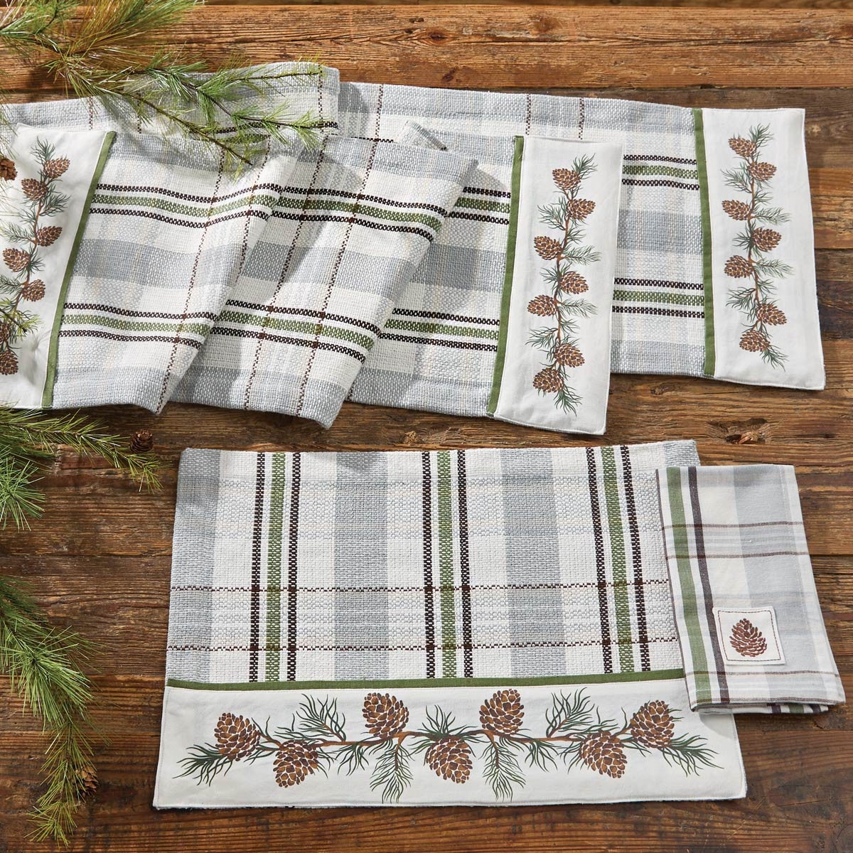 Rustic Table Linens and Table Top Decor | Black Forest Decor