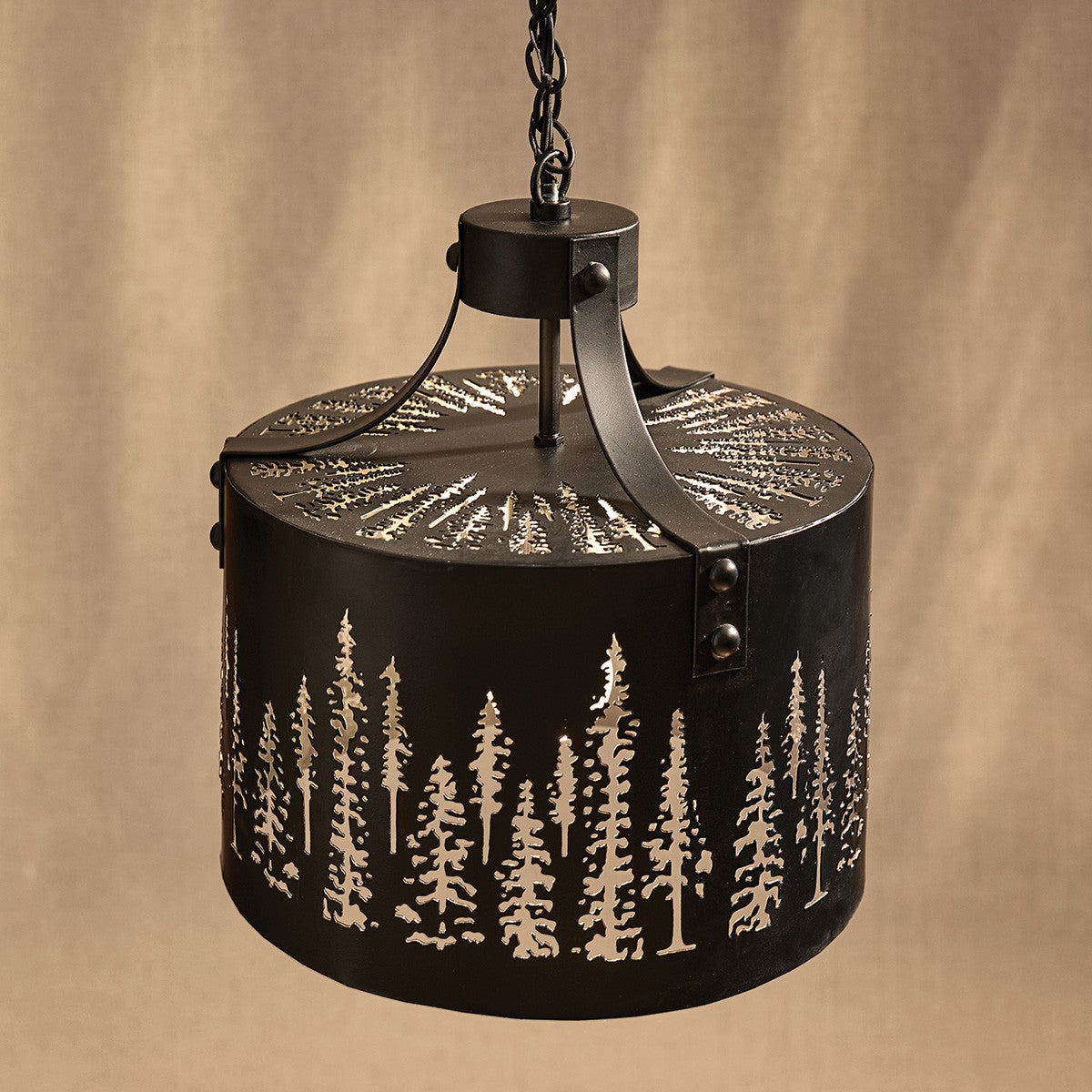 Evergreen Forest Pendant Light | Black Forest Decor