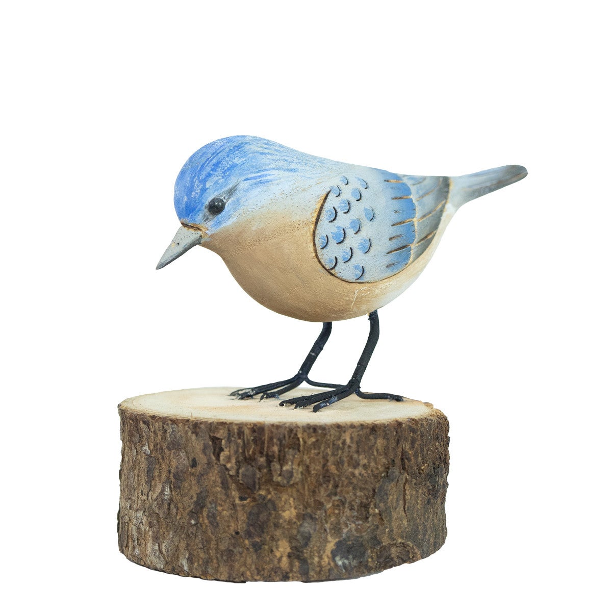 Blue Bird Forest Figurine | Black Forest Decor