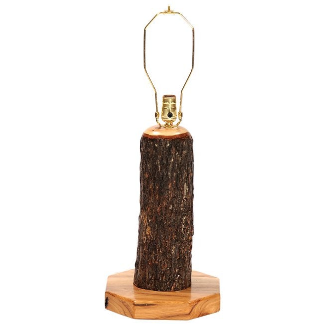 Hickory Table Lamp without Shade | Black Forest Decor