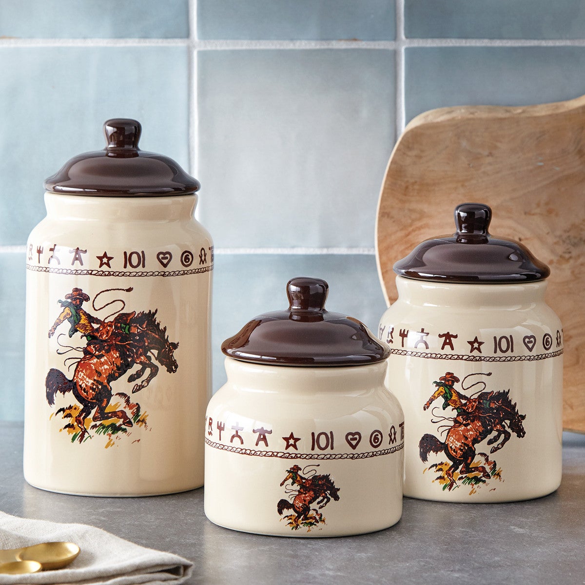 Bronco & Brands Canister Set | Black Forest Decor