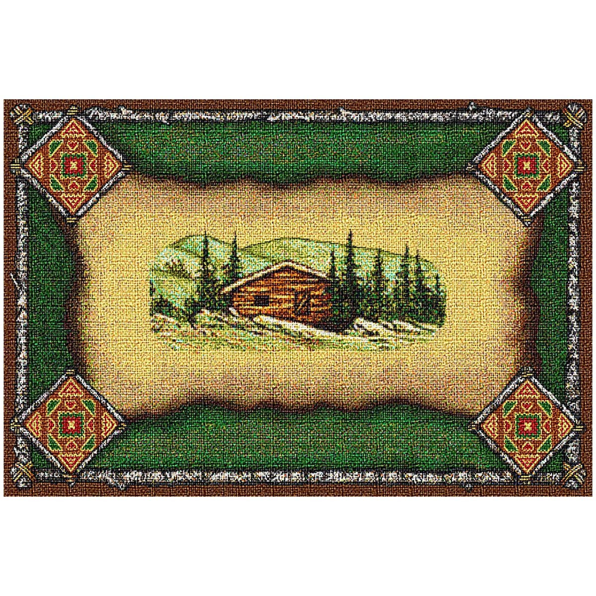 Cabin Lodge Placemats - Set of 4 | Black Forest Decor