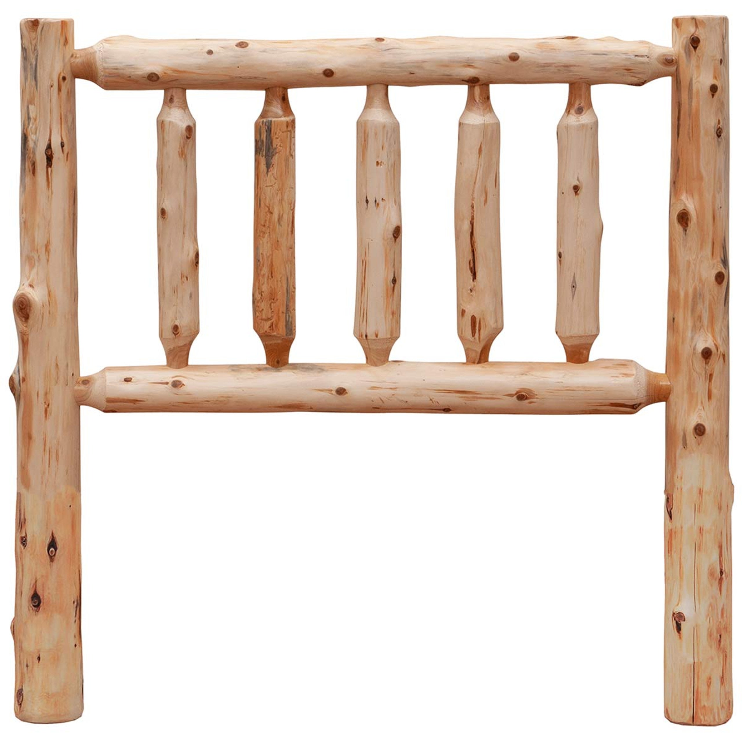 Rustic Headboards: Double Traditional Log Headboard Only | Black Forest ...