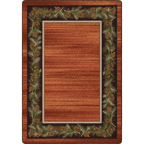 Pine Grove Rust Rug - 3 x 4 | Black Forest Decor