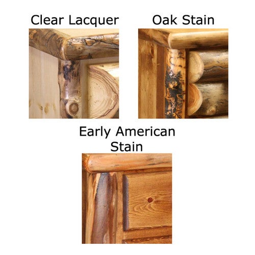 Aspen Half Log Step Stool | Black Forest Decor
